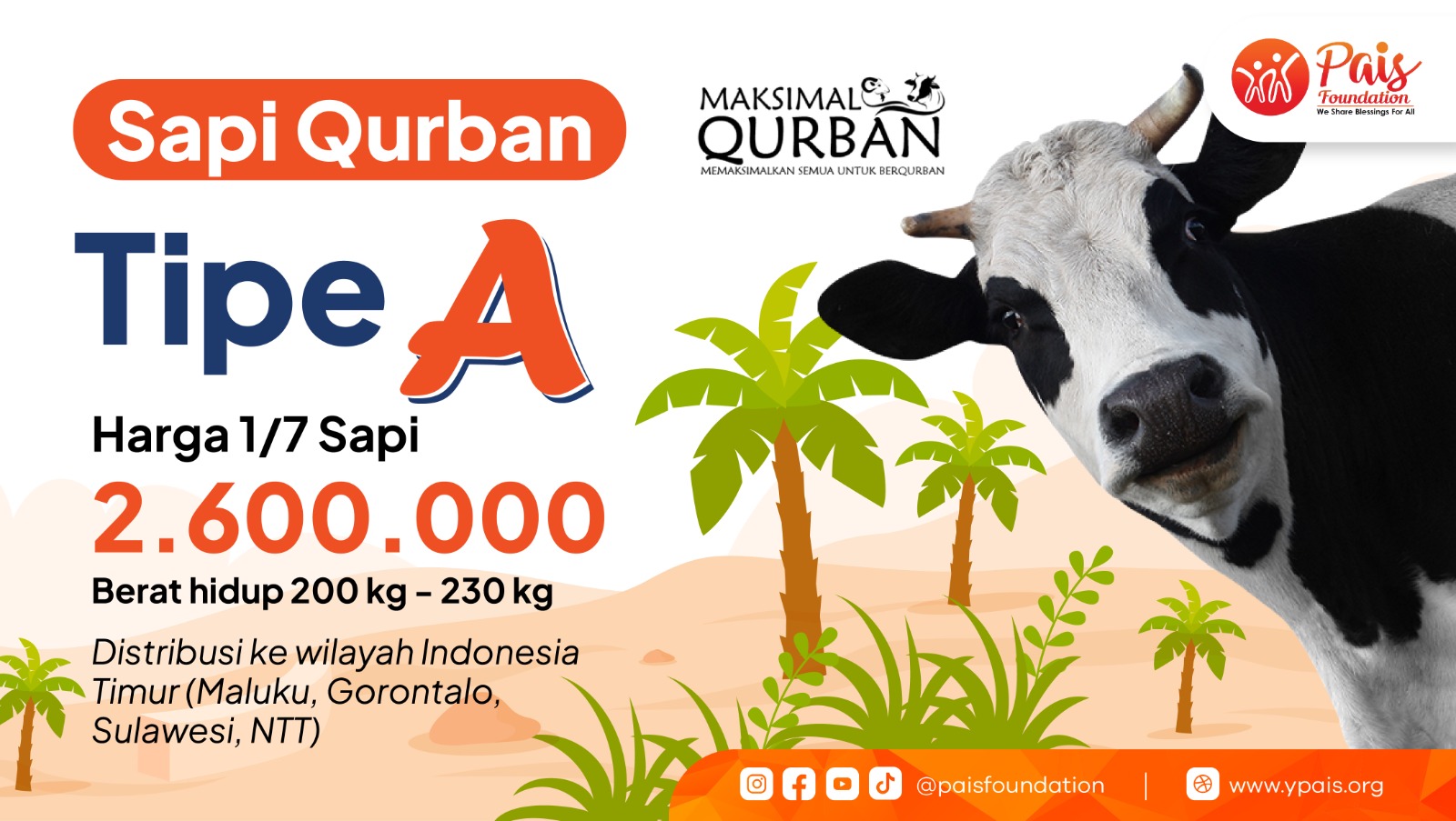 30/4 Lp Sedekah Qurban Sapi New – PAIS
